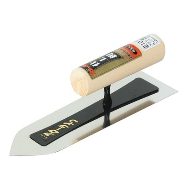 【取寄品】[大工道具 左官鏝 仕上鏝]※ご注意・作業箇所にあったコテをご使用下さい。柄及びコテ身にガタツキがある場合は使用しないで下さい。・作業が終わったらすぐに使った道具を水洗いしてください。・保管の際は本体上に重量物をのせないで下さい。...