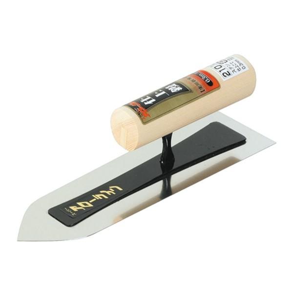 【取寄品】[大工道具 左官鏝 コテ]※ご注意・作業箇所にあったコテをご使用下さい。柄及びコテ身にガタツキがある場合は使用しないで下さい。・作業が終わったらすぐに使った道具を水洗いしてください。壁部分や狭い場所、小さい場所に使用。仕上げ、補修...