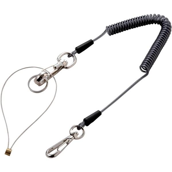 【取寄品】【メール便】[セーフティコード]JSH スケルトンホルダー JSC-1 B 49633603295001kg以下の工具の落下紛失を防ぎます。工具の落下紛失防止■特長・1.0kg用です。・ステンレスワイヤーをウレタン樹脂で一体成型し...