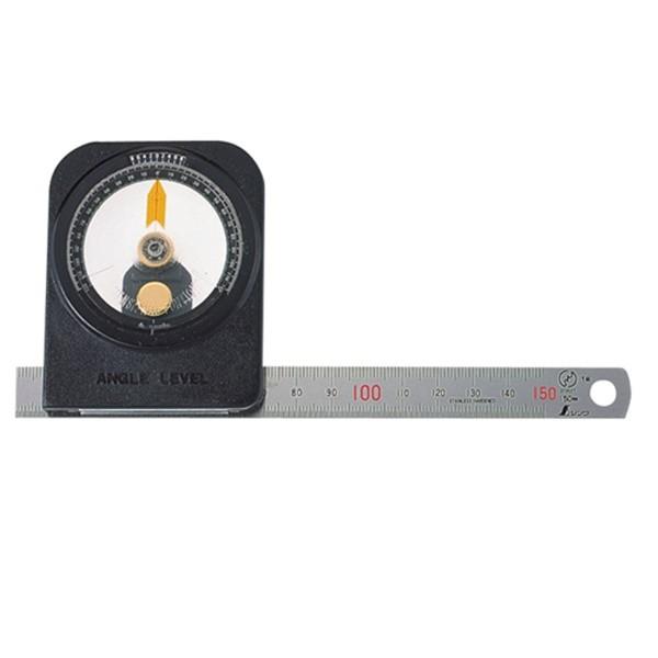 【取寄品】【メール便】[測定具]※ご注意・落下等の強い衝撃を与えると破損、精度狂いを起こします。シンワ マルチレベル A-150 78997 4960910789975角度測定用レベル直尺付で測定面が長くなり正確に測定可能です。■特長・マグ...