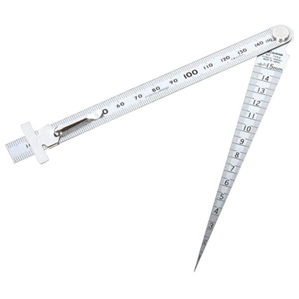 【取寄品】【メール便】[測定具 内径 隙間 長さ 深さ 寸法測定 ゲージ 直尺]シンワ テーパーゲージ直尺付 62612 4960910626126テーパーゲージと直尺をセットにした携帯に便利な工具です。内径・隙間・長さ・深さの寸法測定用ゲ...