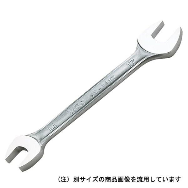 【取寄品】【メール便】[スパナ 両口スパナ]※ご注意・工具は本来の使用目的以外には使用しないでください。割れ、欠け、磨耗、変形の異常が認められた場合は、使用しないで下さい。無理な姿勢で作業しないで下さい。改造しないで下さい。KTC スパナ ...