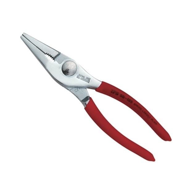【取寄品】【メール便】[プライヤー]IPS 先細プライヤー SB-165 4953880512223プライヤとラジオペンチの優れた点を凝縮した万能プライヤです。狭い箇所での、物をつかむ、回す作業。■特長・特許バネ内蔵機構で連続作業にも最適で...