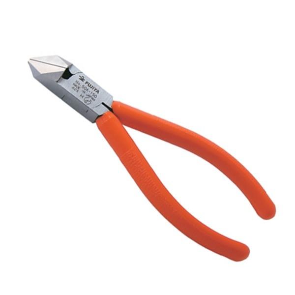 【取寄品】【メール便】[ペンチ ニッパ]※ご注意・本来の目的以外では使用しないで下さい。・作業時は周りの安全を確かめてご使用下さい。フジ矢 斜ニッパ No.50A 100MM 4952520005033配線工事等の細線の切断に最適です。AV...