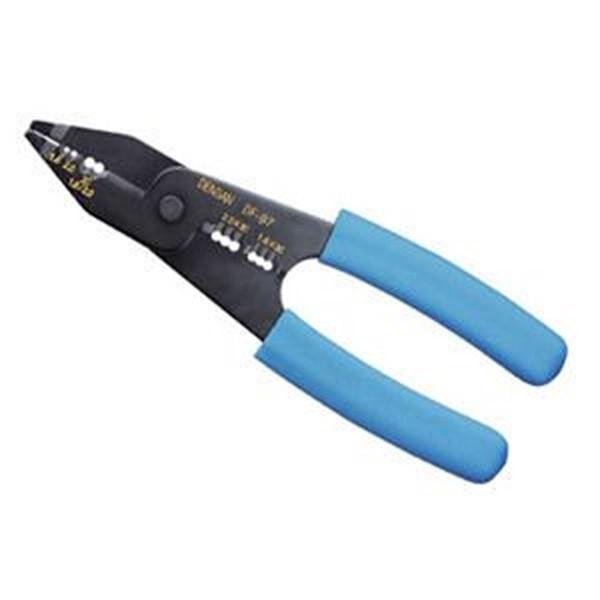 【取寄品】【メール便】[ワイヤーストリッパ]デンサン エコエフリッパー DF-97 4937897006968エコケーブル2.0×3CまでOKで一度使うとやめられない多機能リッパーです。ケーブルの切断、加工用■特長・握りやすいソフトグリップ...