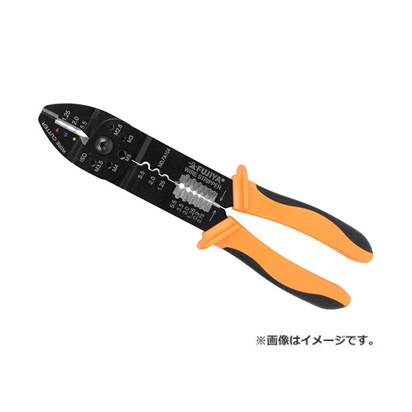 【取寄品】【メール便】[圧着工具]※ご注意・電気の流れている物への使用は、絶対にしないでください。感電の恐れがあります。・本来の目的以外では使用しないで下さい。作業時は周りの安全を確かめてご使用下さい。フジ矢 万能電工ペンチ FA104 4...