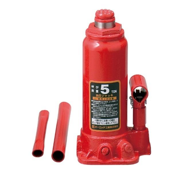 【取寄品】[スリング ジャッキ]OH 油圧ジャッキ 5T OJ-5T 4963360500459油圧に力でらくらく持ち上げオーバーロード防止機構付きでさらに安全です。建築や自動車の持ち上げ。■仕様・ベース寸法：96×115mm・呼び荷重：5...