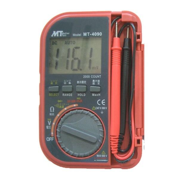 【在庫品】【メール便】[回路試験機 マルチメーター テスター]MT ポケットデジタルマルチメータ MT-4090 49867021012752000カウント多機能タイプです。ポケット型のデジタルマルチメータ。■仕様・DCV：200mV/2V...