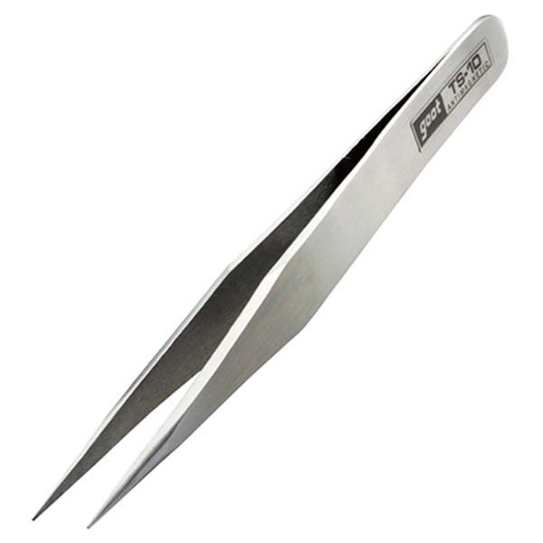 【取寄品】【メール便】[はんだ付け ピンセット]※ご注意・刃先は鋭利で危険ですので、子供や幼児の手の届かないところに保管してください。・ピンセットは部品の取り扱いに使用する工具ですのでそれ以外の用途で使用しないでください。グット 精密ピンセ...