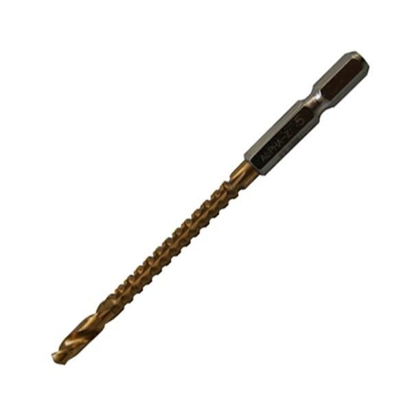 【取寄品】【メール便】[先端工具 木工アクセサリ ドリル ]※ご注意・適正回転数は3000回転/分以下です。スターエム 六角軸ドリルソー 5.0MM 4962660900853穴をあける・拡げる・切断するの作業が可能です。木・アルミ板等の穴...