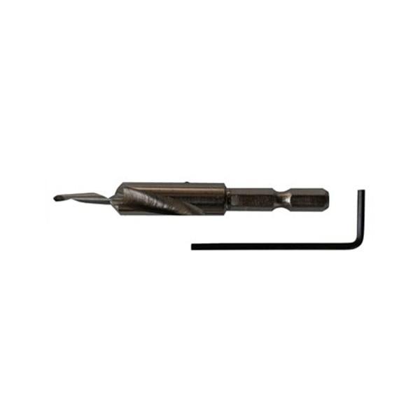 【取寄品】【メール便】[先端工具 木工アクセサリ 下穴錐]※ご注意・高速回転(3000回転/分以上)の電動工具では使用しないでください。・止めネジ以上切り込むと木屑が詰り折れる場合がありますのでご注意ください。スターエム 皿取錐 4X12M...