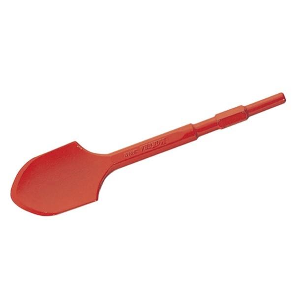 【取寄品】[コンクリートドリル メーカーハツリ製品]モクバ ハンマー用ミニスコップ 75X320MM 4960408005150※ご注意・使用の際は作業にあわせた防具を使用してください。スコップ部を小さくすることで、細かな作業にも対応します...