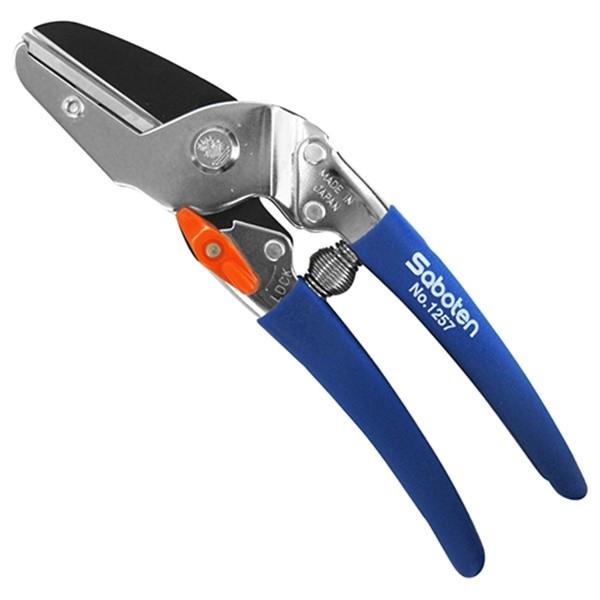 【在庫品】【メール便】[鋏 収穫鋏]サボテン アンビル型剪定鋏 No.1257 4976365125718太枝も楽に切れる押切型、果樹剪定に最適です。果樹全般の剪定作業。■特長・押切型で太い枝を切っても手にかかる衝撃が少なく連続で作業しても...