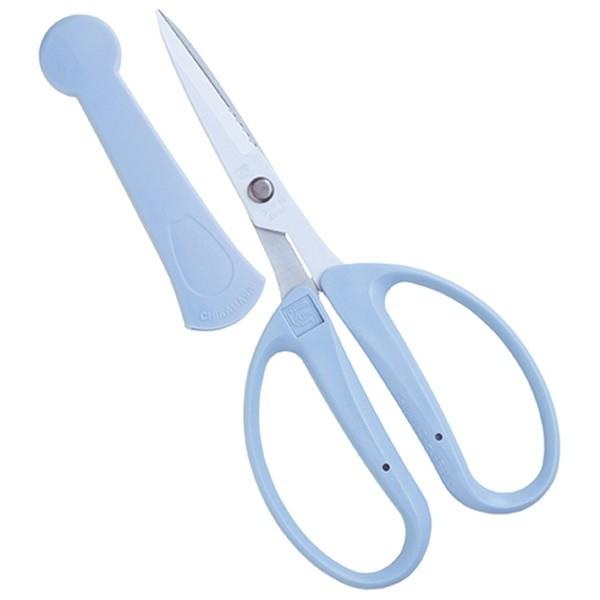 【在庫品】【メール便】[鋏 花鋏]※ご注意・刃先を人に向けないでください。ポケットに入れておきますと、鋭い刃先で人を傷つける危険があります。・幼児や子供の手の届かないところに保管してください。チカマサ アレンジ鋏 フッ素 ブルー CRI-3...