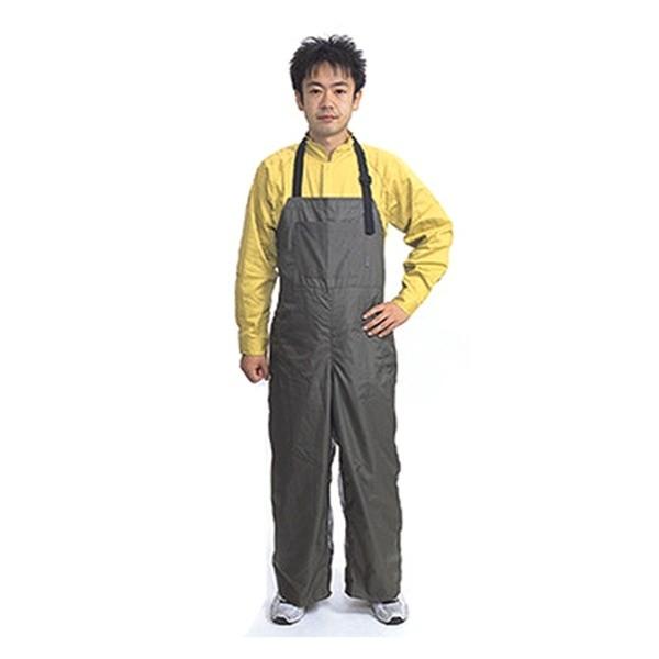 【在庫品】[保護具 補助具 園芸ウェア]ディック 草刈りサロペット G-300 4510218310021刈払作業中の汚れを防ぐ、サロペットです。刈払作業用保護具。■特長・撥水加工生地が飛んでくる草汁をガードします。・後ろ側はメッシュで通気...