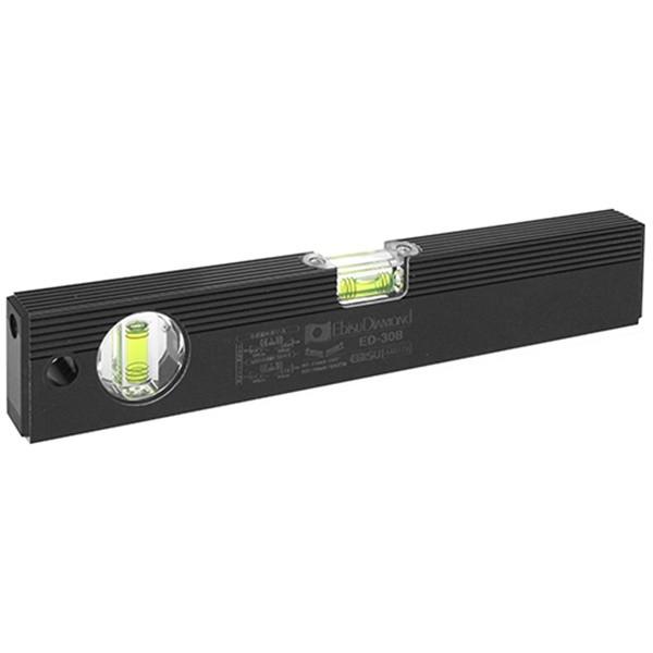 【取寄品】【メール便】[測定具 アルミ水平器]エビス ベーシックレベル・ブラック ED-30B 4950515111035実用性と機能性・デザイン性を兼ね備えたスタンダードな水平器です。建築・土木・配管・電気等の工事で水平・垂直・45度確認...