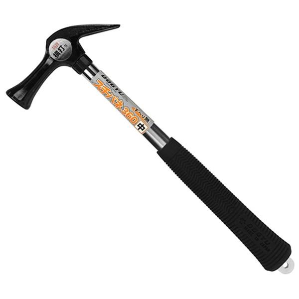 【取寄品】[大工道具 金槌 土牛]※ご注意・作業の際には、安全メガネ・手袋などの安全保護具を着用下さい。落下防止コード取付対応のパイプ柄仮枠鎚です。仮枠・土木作業。■特長・グリップの根元部分に、落下防止コード取付穴がついたタイプです。・仮枠...