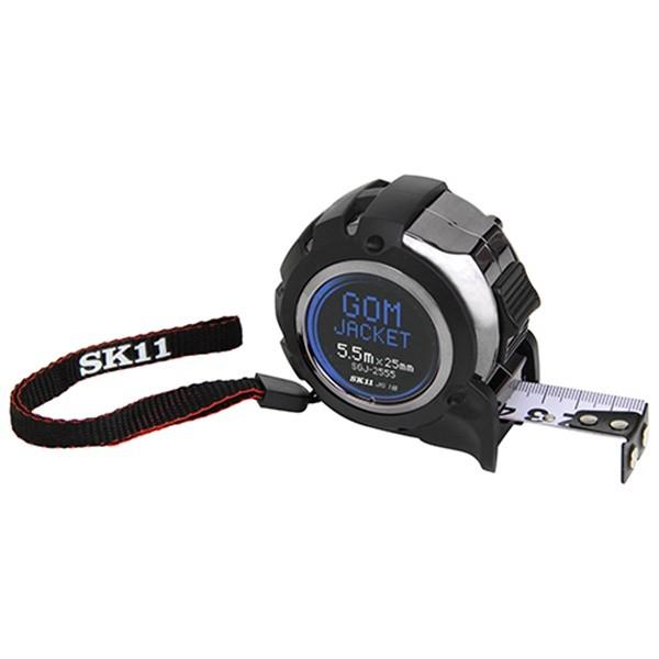 【取寄品】[メジャー]SK11 GJコンベックス 2555 SGJ-2555 4977292123433一人での測定に便利なマグネット付コンベックスです長さの測定■特長・衝撃に強いゴムジャケットカバー付です・目盛は耐摩耗に強い、ナイロンコー...