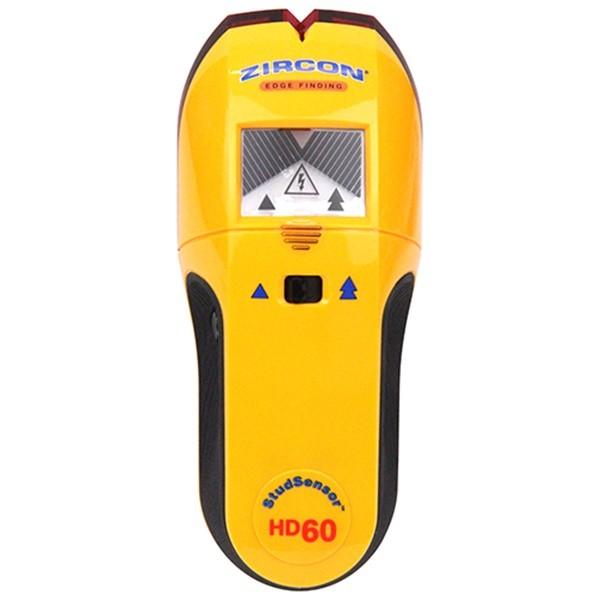 【取寄品】[下地探し 下地チェッカー]ジルコン 壁裏探知器 HD60 0042186674309壁裏探知器、基本モデルです。■特長・壁裏の間柱の両端を探知し、それによって柱の中心を見つけます。・壁厚38mmまで探知可能です。・壁裏の通電線を...