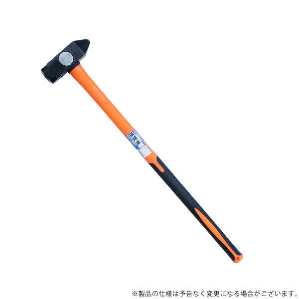 【取寄品】[金槌 特殊ハンマー]破壊作業に特化した大ハンマーです。■用途解体作業や建築現場での破壊作業■機能・特徴片側の打撃部を尖らせる事で、打撃力を一点に集中する事ができます。■仕様全長：900mm頭部重量：約3.6kg■材質頭部：炭素鋼...
