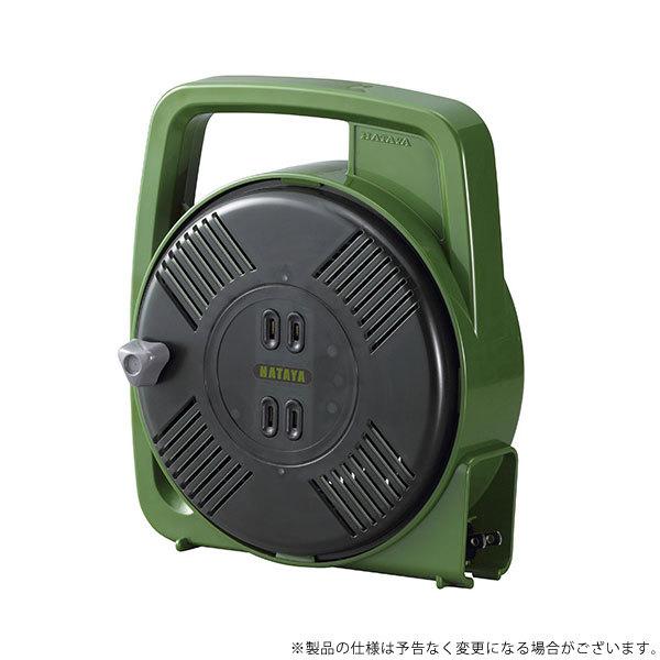 【取寄品】[電工ドラム コード ホームリール]長すぎず、短すぎず、屋内の多彩な用途に使える点が特徴の8mタイプ、収納や持ち運びに便利なコンパクト屋内用コードリールです。■用途お庭やバルコニーでのBBQホットプレート用、ガレージでのDIY電源...