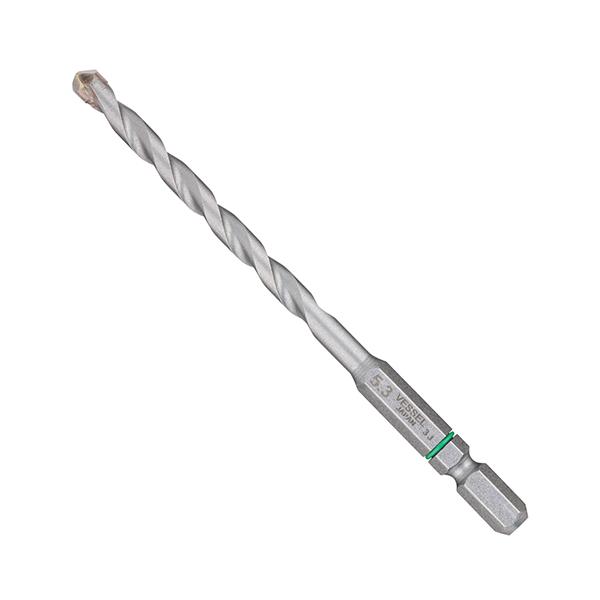 【取寄品】【メール便】ハイスピード、切れ味・耐久性が2倍です。■用途磁器タイル、瓦、陶器タイル、石膏ボードなどの穴あけに。■機能片刃非対称の新設計刃で切削抵抗が減り切削スピードと耐久性に優れます。刃先を水で冷やせば穴あけ回数がアップします。...