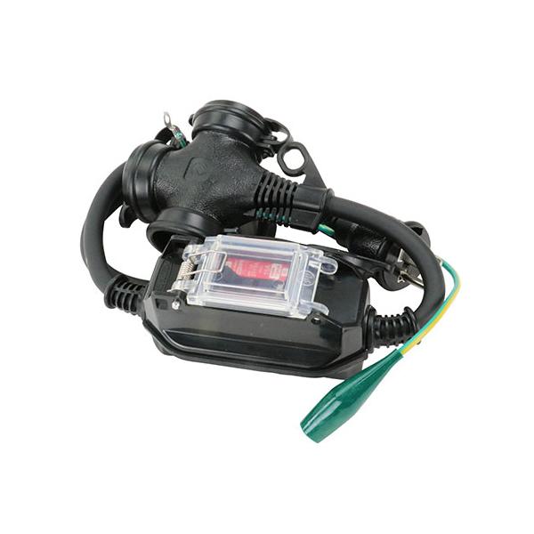 【取寄品】使い過ぎや危険な漏電事故を未然に防ぎます。■用途ブレーカー。■機能つなぐだけで短絡、漏電などの事故を未然に防ぎます。■仕様電線種：SVCT2.0mm3×3心×950mm定格：100V15A1500W質量：600g過負荷漏電保護兼用...