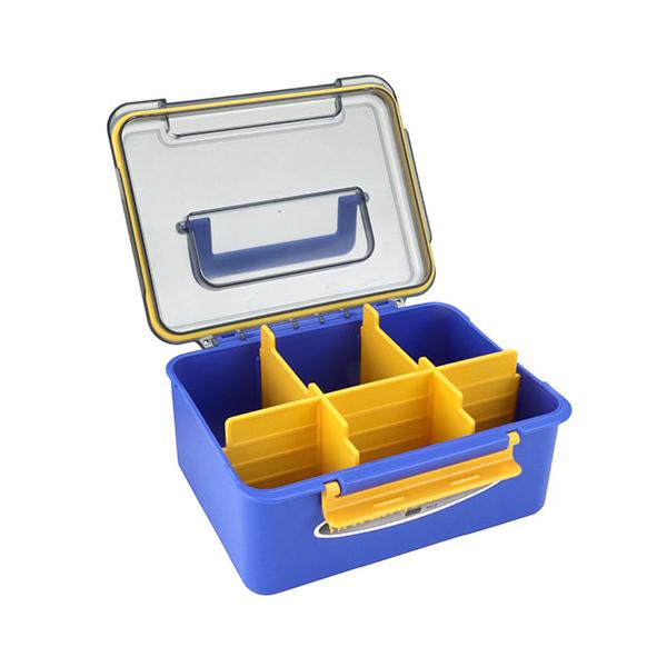 【取寄品】水の侵入もシリコンパッキンでしっかりガード、水に強い防滴構造です。■用途小物整理、収納。■機能取付け・取り外し可能な可変仕切板付きで、仕切をカスタマイズできます。バッカン36cmにピッタリ4個収まるコンパクトサイズです。■仕様サイ...