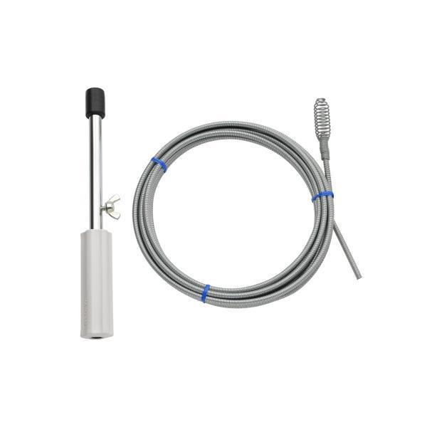 【取寄品】[ガオナ ワイヤー 排水パイプ つまり取り]排水管のつまりを解消するワイヤー式パイプクリーナーです。キッチン、風呂、トイレ、洗面台、雨どいなどの排水パイプに使用できます。先端がらせん状になっており、回しながら押し込むことで汚れを粉...