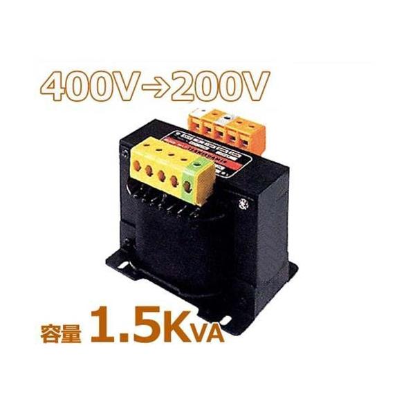 【直送品】【代引不可】【個人宛営業所止】複巻き電源トランスM42-E 単体型(400V→200V)入力400Vシリーズ。入力側にプラス、マイナス端子を設ける事により1台で 6種類の入力電圧に対応可能です。一次電圧（380V・400V・420...