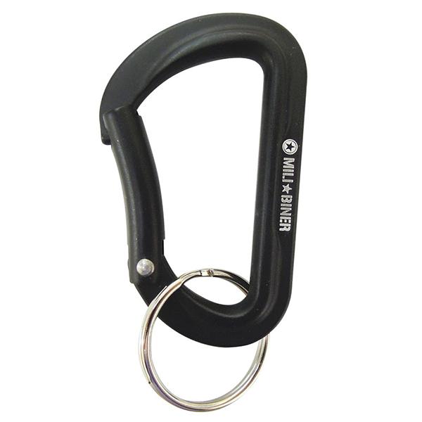 【直送品】【代引不可】[ツールポーチ]ミリタリー系カラーカラビナです。■用途鍵や小道具の管理・保持に。■機能鍵や小道具の管理・保持に最適です。■仕様カラビナ長さ：約６ｃｍ冷感鍛造品色：ブラック■材質カラビナ：アルミニウム■注意事項用途以外に...