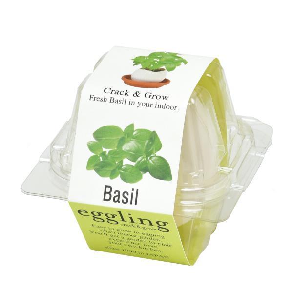 【直送品】【代引不可】[栽培キット グリーン]●まるで本物のたまごのようなegglingシリーズ。●たまごは陶器でできていて中にはタネと土がセットされています。●上部をスプーンなどでコンコンと割って水をあげるとかわいい芽が出てきます。●パッ...