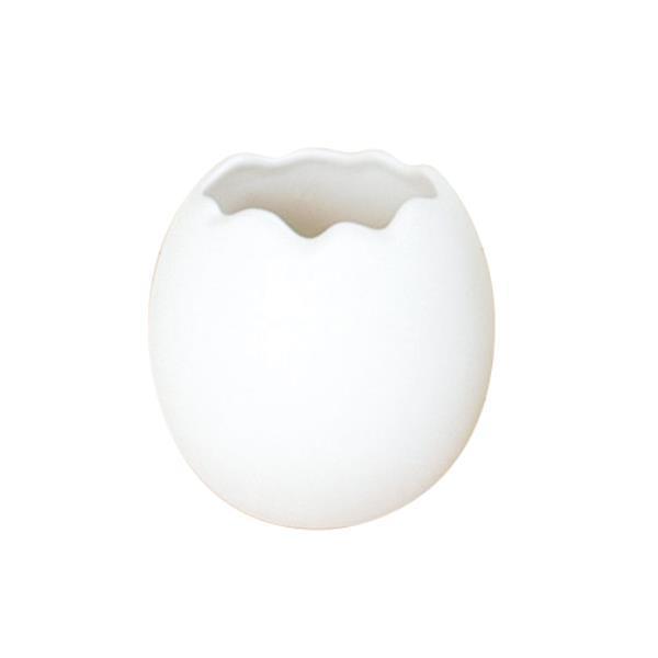 【直送品】【代引不可】[栽培キット グリーン]●たまごの形をした陶器製のプランター。●ぬくもりのあるマットな質感です。・商品サイズ：H4.3×φ4.4cm