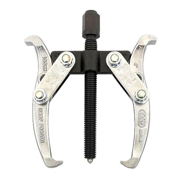 【直送品】【代引不可】【返品不可】[建設工具]爪部の連結穴を替える事で幅広や深所のギヤーを引き抜く事が可能です。■用途ギヤー・プーリー等を引き抜く専用工具■機能爪部は鍛造品で、強力な引き抜き作業に耐えます。押しねじは、角度31°台形転造ねじ...