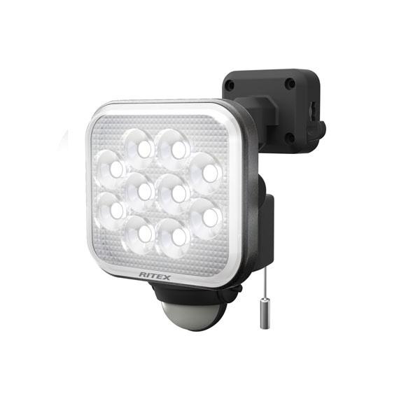 【直送品】【代引不可】[LEDライト 照明 防犯]12Wフリーアーム式で照射方向取り付け自由自在。投光器になる。■仕様サイズ：104×146×125(mm)