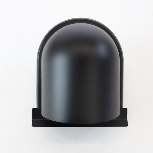 【取寄品】[宇佐美工業 換気口 ガラリ ベントキャップ U型 フード アミ付 ブラック]自然給排気口を被う深型フードです。強風時の雨水の侵入を軽減します。■仕様材質：ステンレスSUS304。仕上：焼付塗装ブラック。アミ規格：12メッシュ。■...