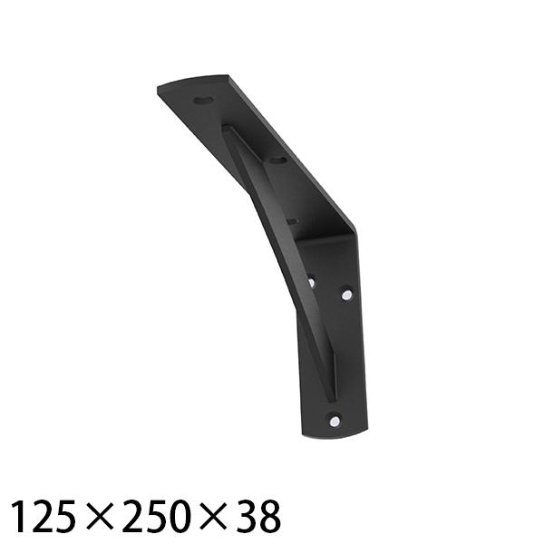 【取寄品】ゆるやかなＲの付いた補強がおしゃれなカウンターブラケットキッチンカウンター、洗面カウンター、棚受、陳列棚などに。■仕様材質：鉄/粉体塗装仕上げ。安全荷重：80kg。付属ビス：壁側/鉄皿タッピング5×45（頭部塗装）、天板側/鉄皿タ...