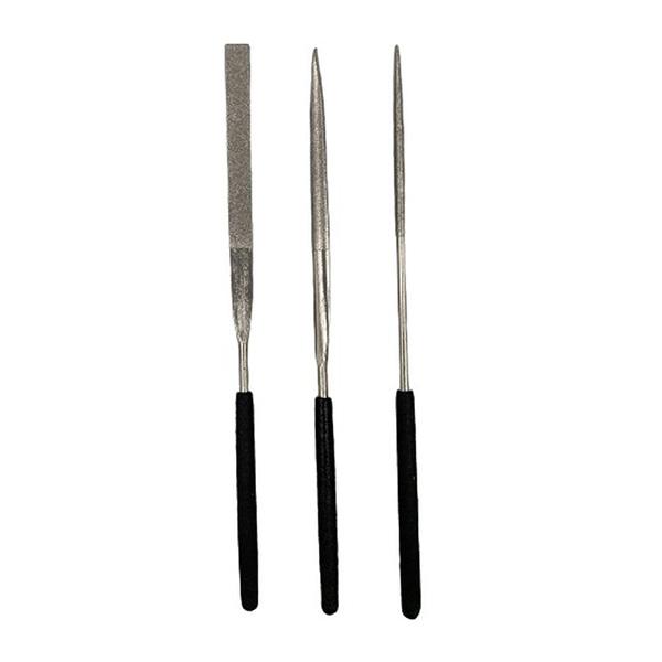 【直送品】【代引不可】[バリ取り 汚れ落とし 荒磨き 下地磨き]使用頻度の高い3本組のダイヤモンドヤスリです。■用途装飾品やガラス細工等の精密作業・研磨作業。■機能使用頻度の高い3本をセットしたダイヤモンドヤスリです。お買い得な3本組です。...
