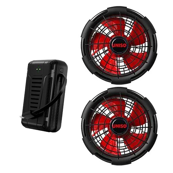 【在庫品】[コベル EFウエア 空調冷風服 ファン付きウエア ファン付き作業服]熱中症対策に。2025年最新モデル。外での作業時に体温上昇を抑えることができます。コストパフォーマンスに優れた24Vバッテリーとファンのセット。メーカー保証付き...