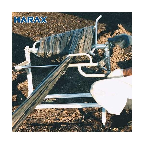 【直送品】【代引不可】【個人宛別途送料】剥ぎ取ったマルチビニール等を素早くコンパクトに巻取れ,巻き取ったマルチは巻取部がテーパーの為簡単に取り外せます。反転防止装置(ラチェット)が付いているので、一人作業でもしっかり巻取る事が出来ます。■全...