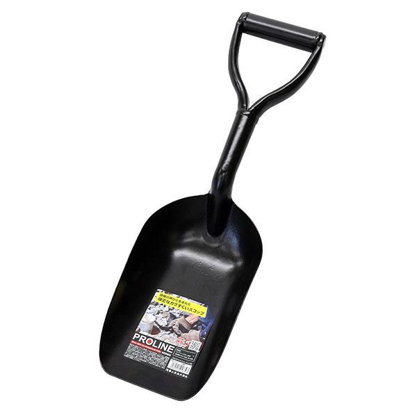 【在庫品】土木・建築現場でのガラ屑すくいに最適！頭部は熱処理によりとても丈夫！特長・頭部は熱処理により耐久性、耐摩耗性に優れています。・オールスチール製なので剛性が高く、ストレスなく現場作業が行える。・ガラに差し込む時に便利なグリップ付。・...