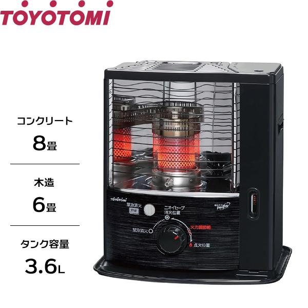 [TOYOTOMI]スタンダードタイプでも、電子点火搭載で簡単一発点火、ヒーター切れの心配なし。タンクが転倒しても油がこぼれにくくする「こぼれま栓」など機能が充実。■仕様畳数のめやす：[コンクリート(集合)]8畳(13.0m2)まで、[木造...