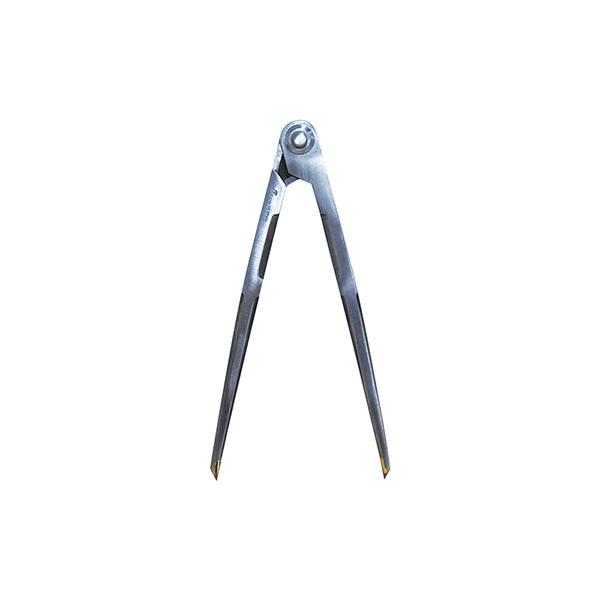 【直送品】【代引不可】[ケガキ工具 ケガキ針]硬質クロムメッキ処理・熱処理等が施された硬い金属にもケガけます。先端端超硬チップ付なので摩耗しにくく長持ちします。■仕様●本体サイズ 200×22×19mm●使用範囲半径 200mm●製品質量 ...