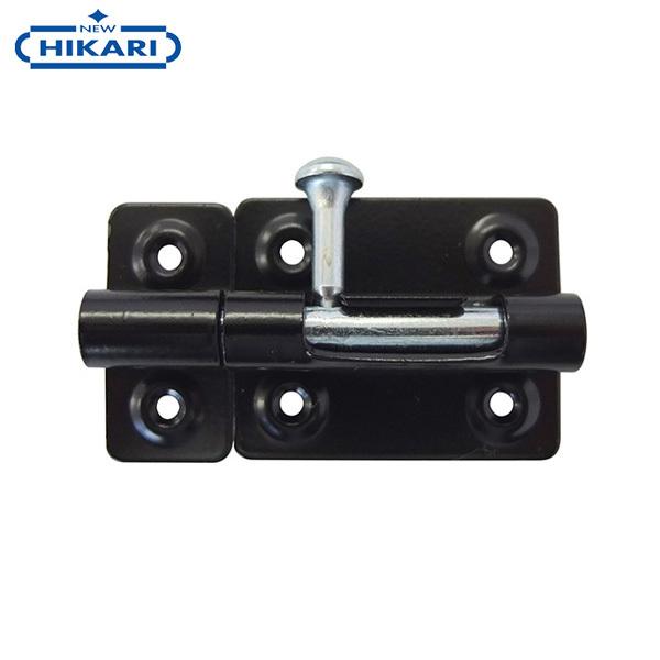 【取寄品】【メール便】[防犯 マットブラック 鉄 SPCC]Black　series　<Latch&amp;Hasp>落ち着いた風合いのマットブラック色の丸棒ラッチです。スタンダードなラッチ金具。開け閉めの操作が簡単です。各種開...