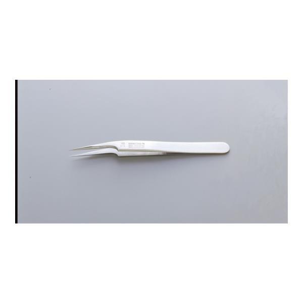 【取寄品】[精密工具 ピンセット]DUMONT社の製品で、FONTAX社のTAXAL合金と全く同様の合金材質でコバルト含有量が約40％のフィノックスをピンセット全体に使用し、完全非磁性で硬度が非常に高いピンセットです。全長：115mm柄より...