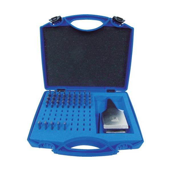 【直送品】【代引不可】■特長・16桁(1.5mm)から6桁(6.0mm)までの数字・文字が、一度に刻印できます。・文字組みかえはワンタッチで、従来にくらべて約1/10の所要時間でできます。・同一のホルダで、1.5〜6.0mmまでの文字が打刻...