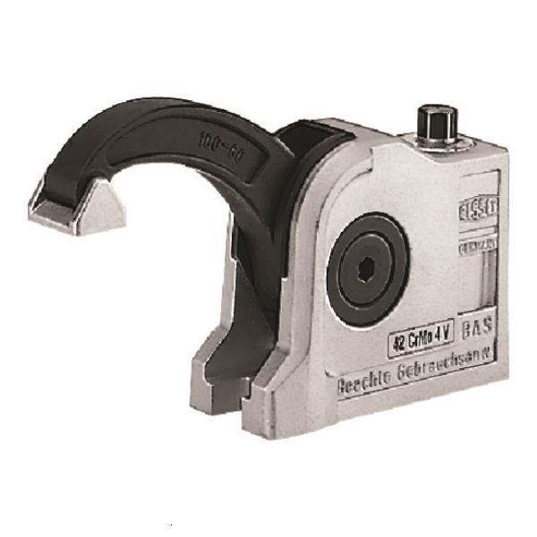 【直送品】【代引不可】■特長・非常にコンパクトでパワフルです。・片側から簡単に締め付けられ作業性に優れます。■用途・機械加工に。・製缶に。■仕様・幅(mm):40・高さ(mm):70・クランプ力(N):16000・奥行(mm):95・フトコ...