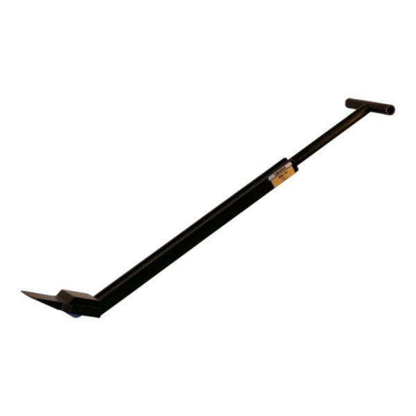 【直送品】【代引不可】■特長・先端を差し込んでてこの原理で操作します。狭い場所での作業に最適な短T型持ち手です。・底部にローラーが付いているので、従来のバール作業と比べてずらし作業がしやすく、床面も傷つけにくいです。■用途・ワークの持ち上げ...