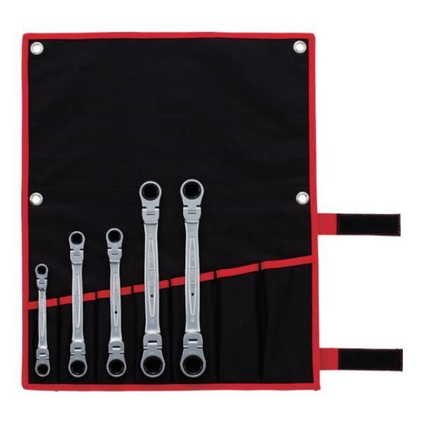 【直送品】【代引不可】■特長・両側にラチェット機構のついためがね部を設け、1本で2サイズに対応できます。・両ヘッドともに任意の角度調整が可能なため、奥まった箇所での作業に威力を発揮します。・安全ロープ取付け穴付です。(RMFW-1214以上...