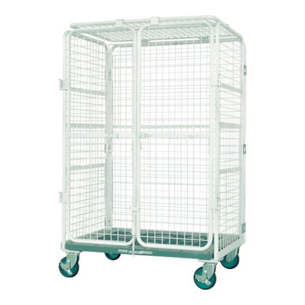 【直送品】【返品不可】【代引不可】【車上渡し】■特長・大切な「商品」「荷物」を盗難・紛失の事故から守るカーゴ台車です。・天板および側面扉はスチールメッシュです。(50mm×50mmピッチ)■用途・重要書類や情報データー漏洩防止に。・高額商品...